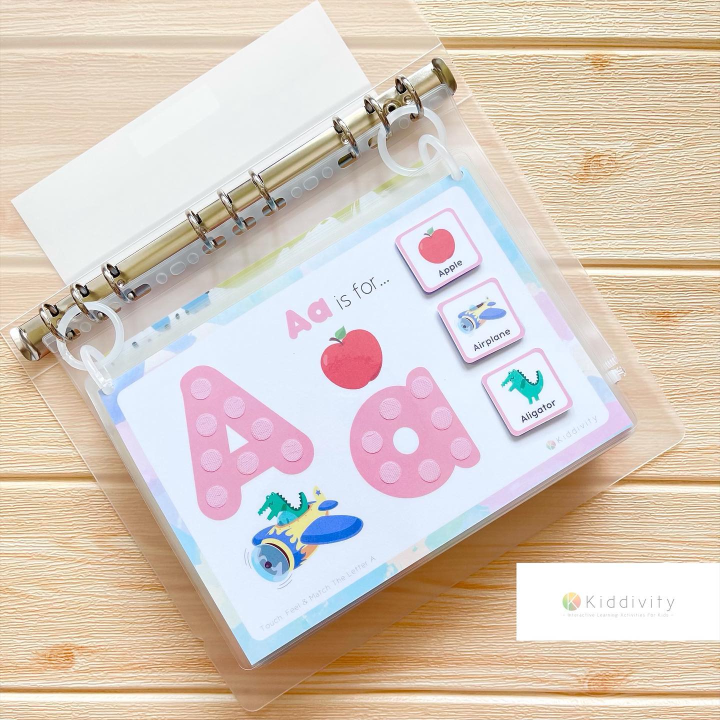 Alphabet Touch / Sensory Book – Kiddivity
