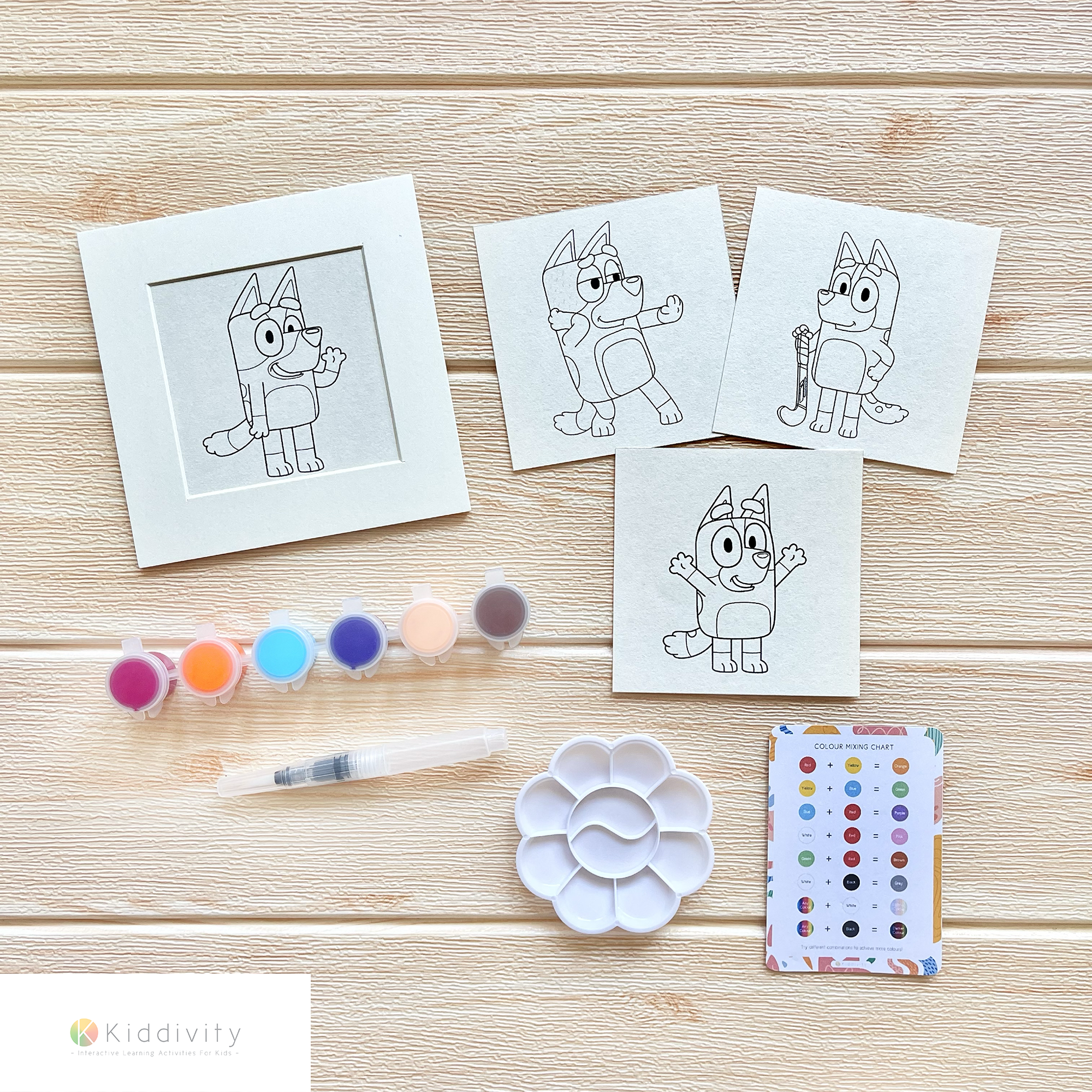 Bluey Paint Kit – Kiddivity