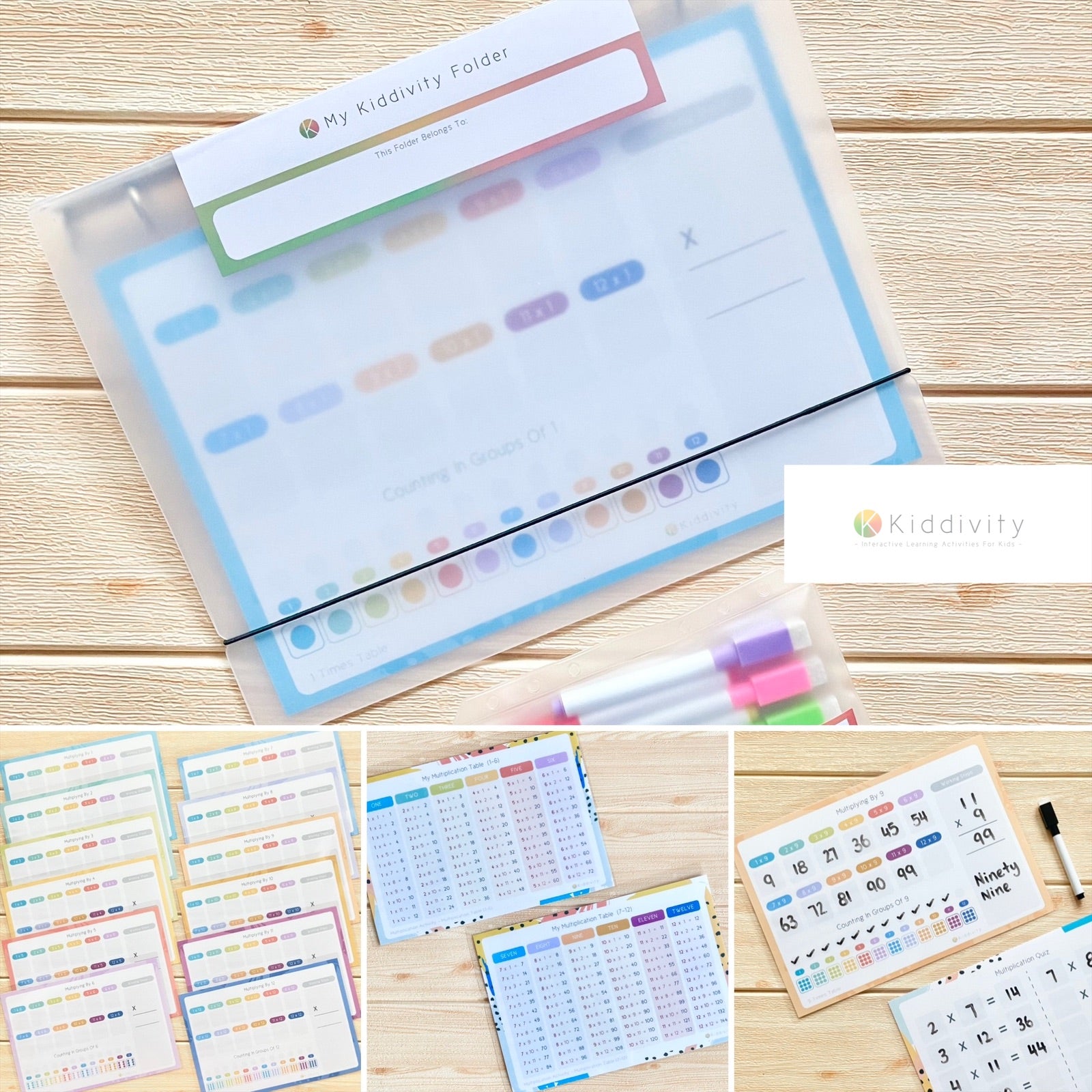Multiplication Learning Folder – Kiddivity